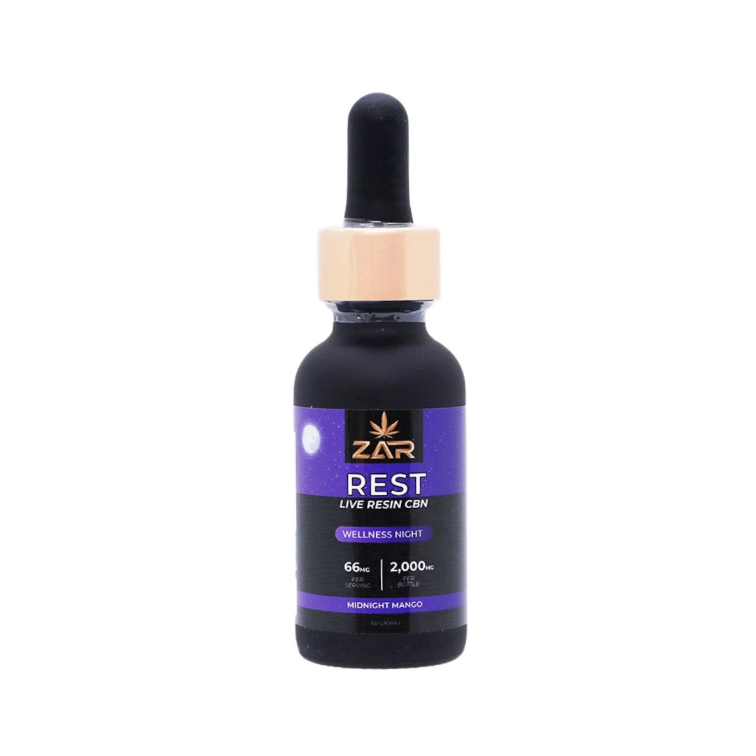 Rest Live Resin CBN Tincture (2000mg) for Sleep | ZAR Wellness